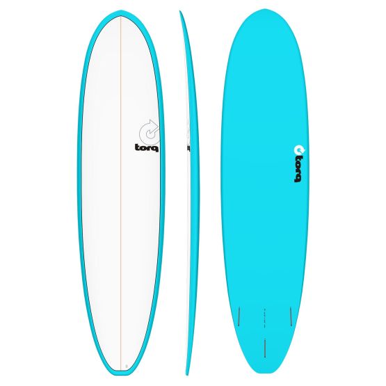 TORQ Surfboard Epoxy TET V+ Funboard Blue Pinlines - Price, Reviews ...