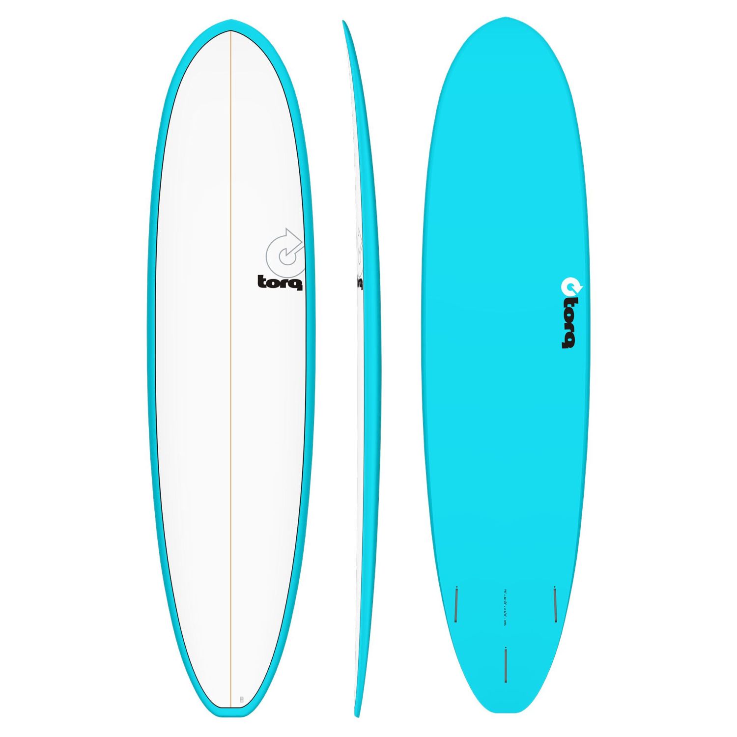 TORQ Surfboard Epoxy TET V+ Funboard Blue Pinlines - Price, Reviews ...