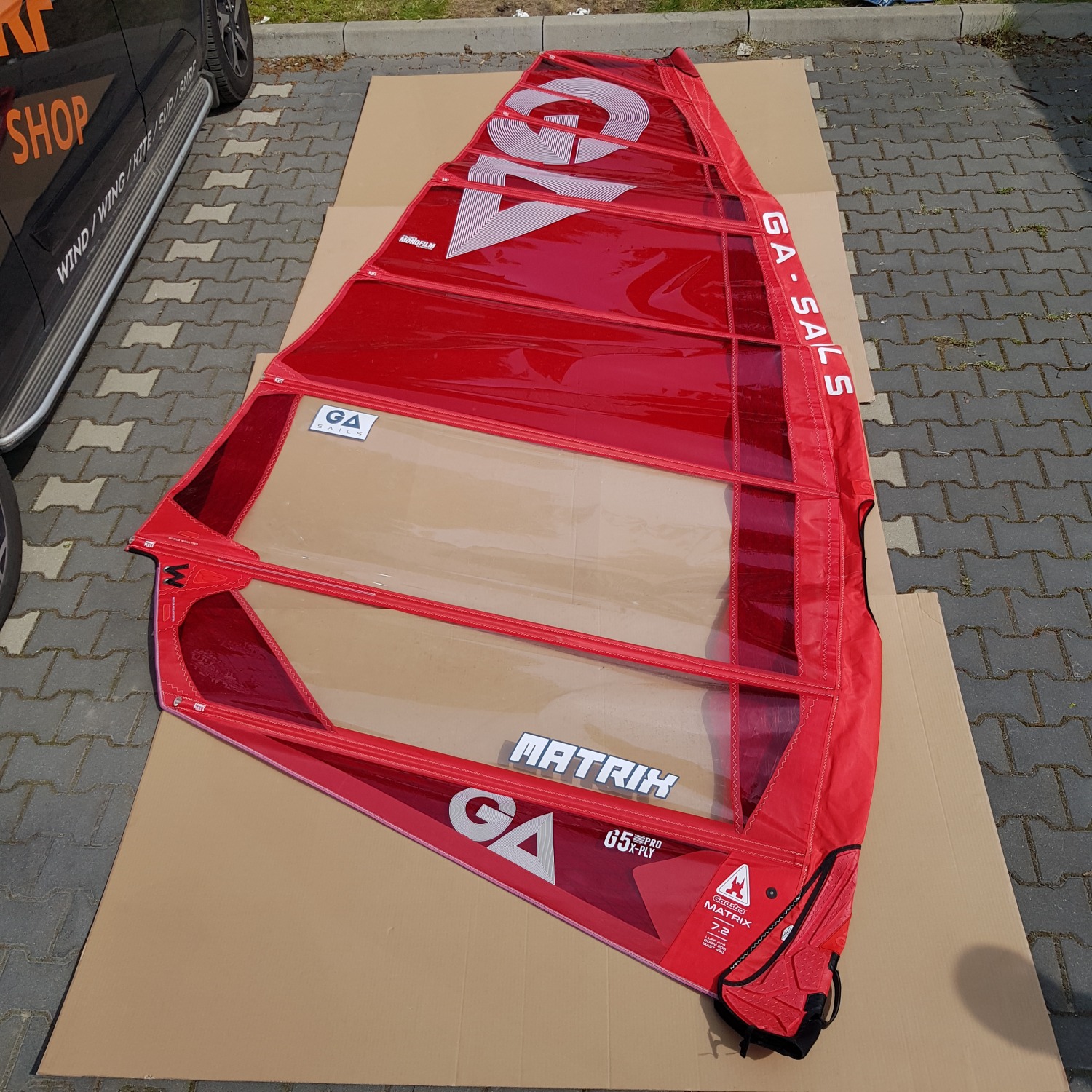 GA-Sails Windsurf sail Matrix 7.2 C4 Red 2023 - Price, Reviews - EASY ...