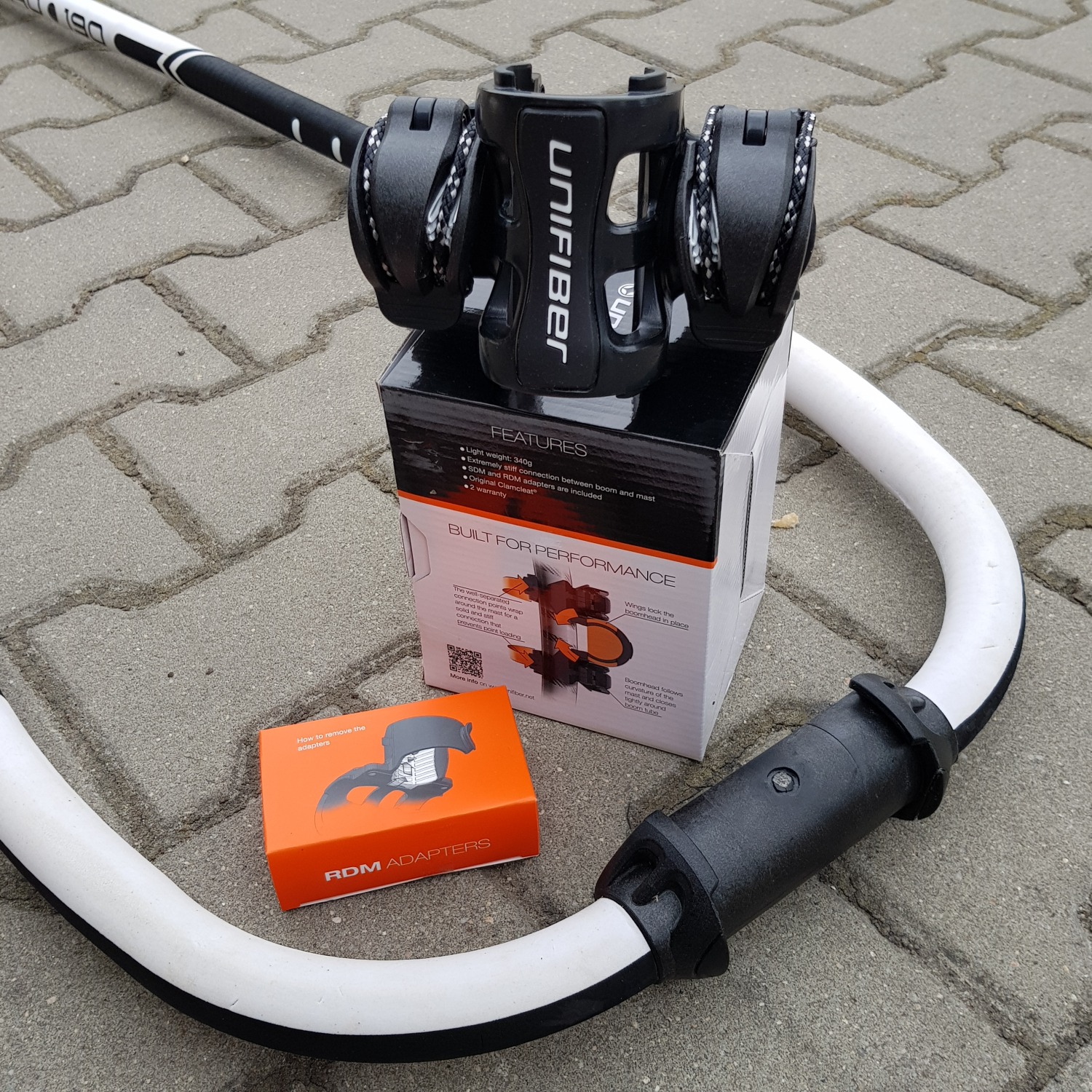 Windsurf boom Unifiber Aluminium Essentials Wide Tail 140-190 ...