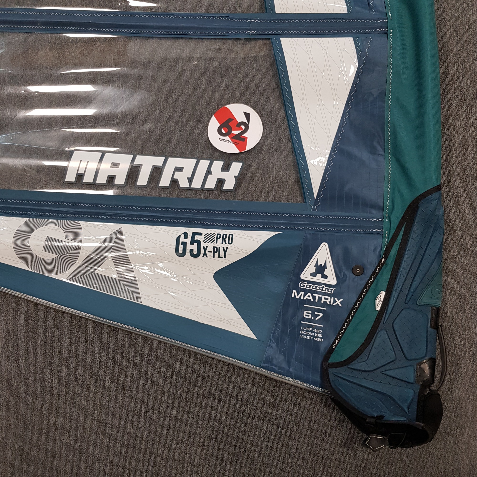 Żagiel do windsurfingu GA-Sails Matrix 6.7 2023 [Po wypożyczalni ...