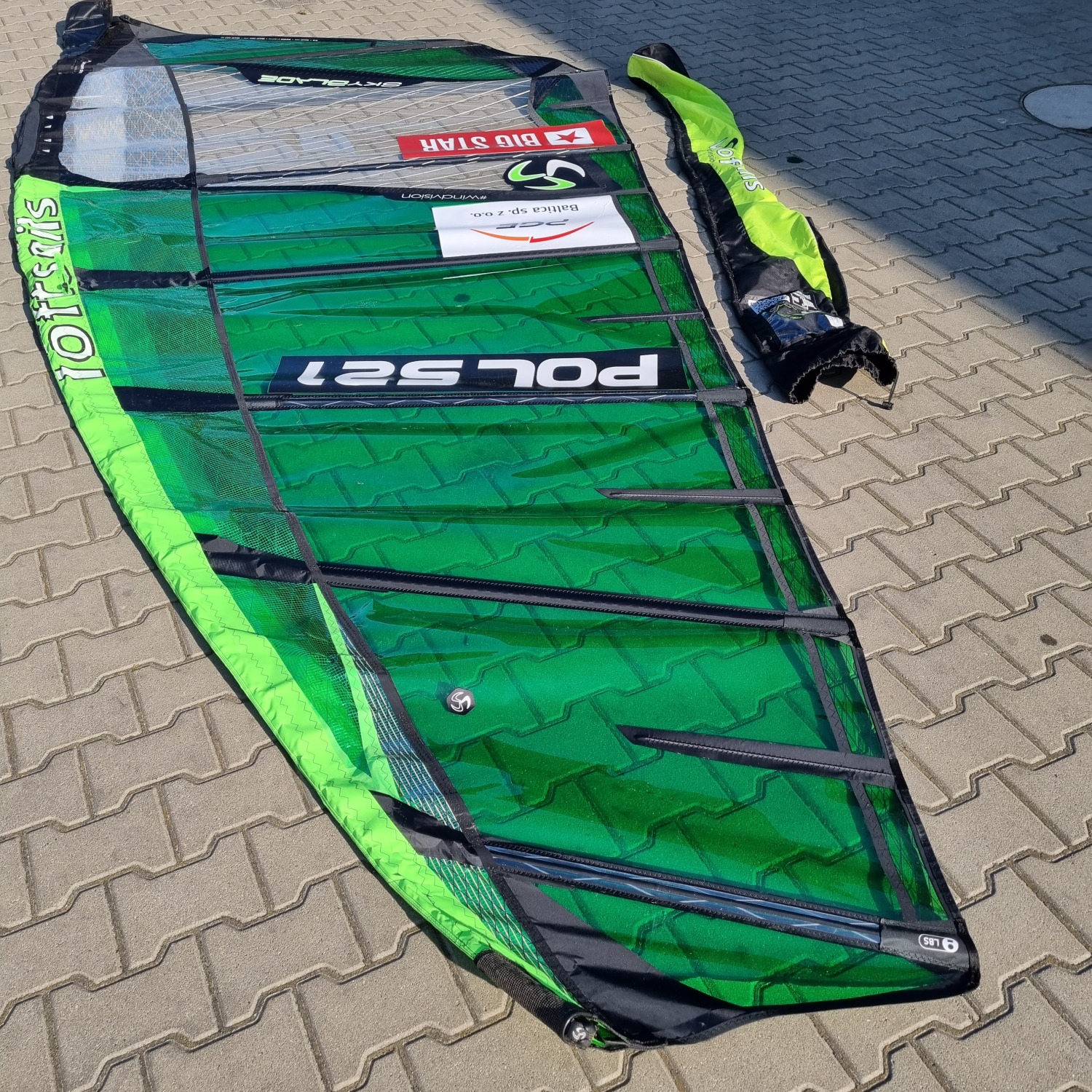 LOFTSAILS Żagiel windsurfingowy Skyblade 8.0 Green 2022 - Cena - Sklep EASY-surfshop